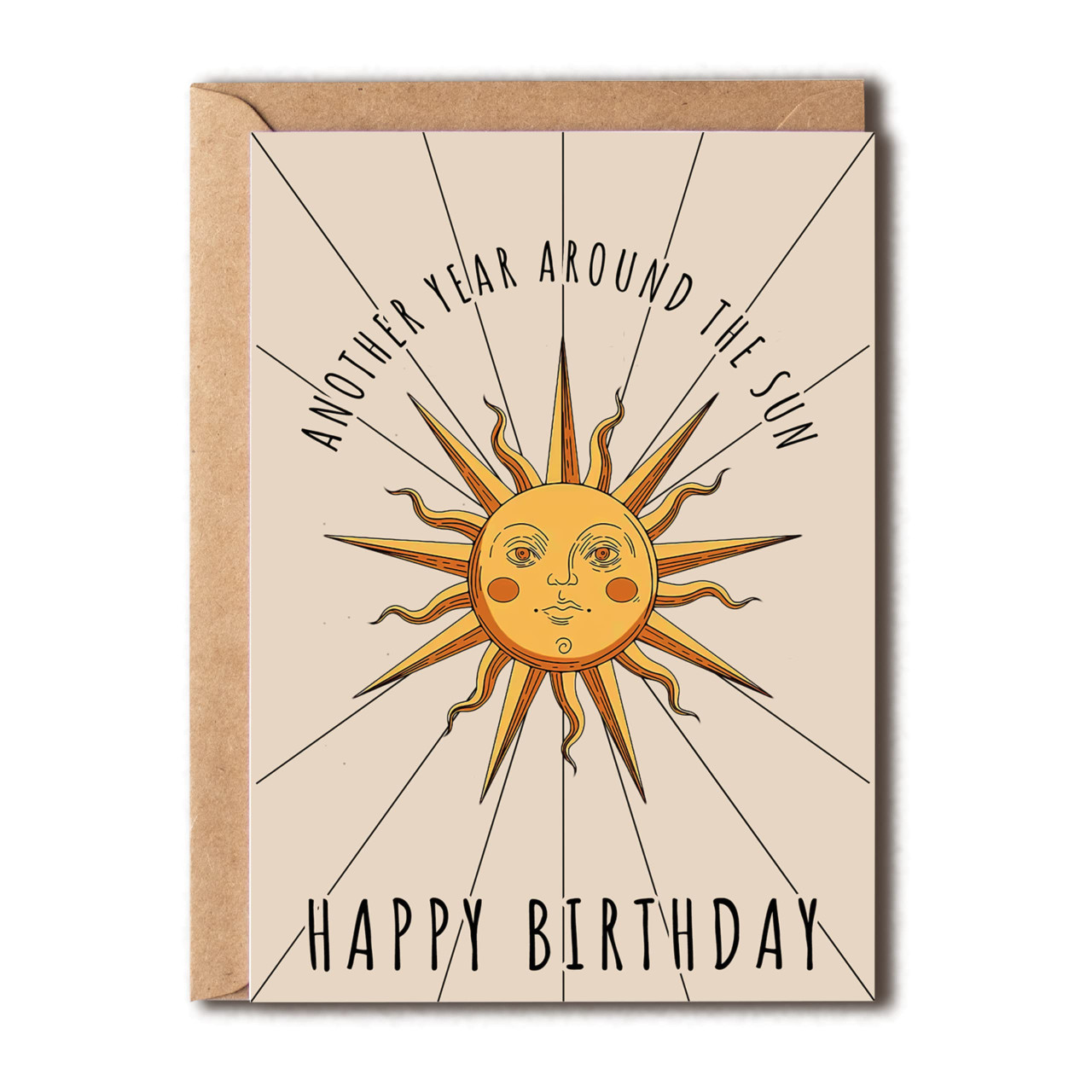 EruditeGifts Another Year Around The Sun Happy Birthday Bohemian Style ...