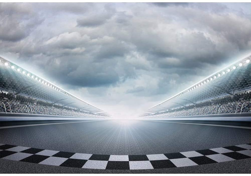 CSFOTO 7x5ft Finish Line Race Track Backdrops for Photography Car ...