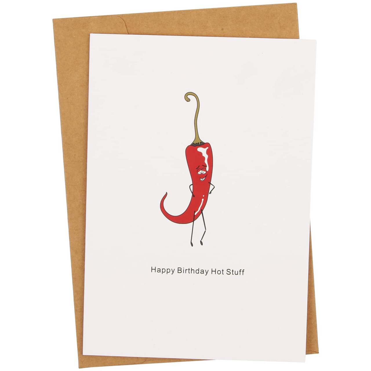 CJ&M Happy Birthday Hot Stuff, Birthday Card,Funny Card,Card For him ...