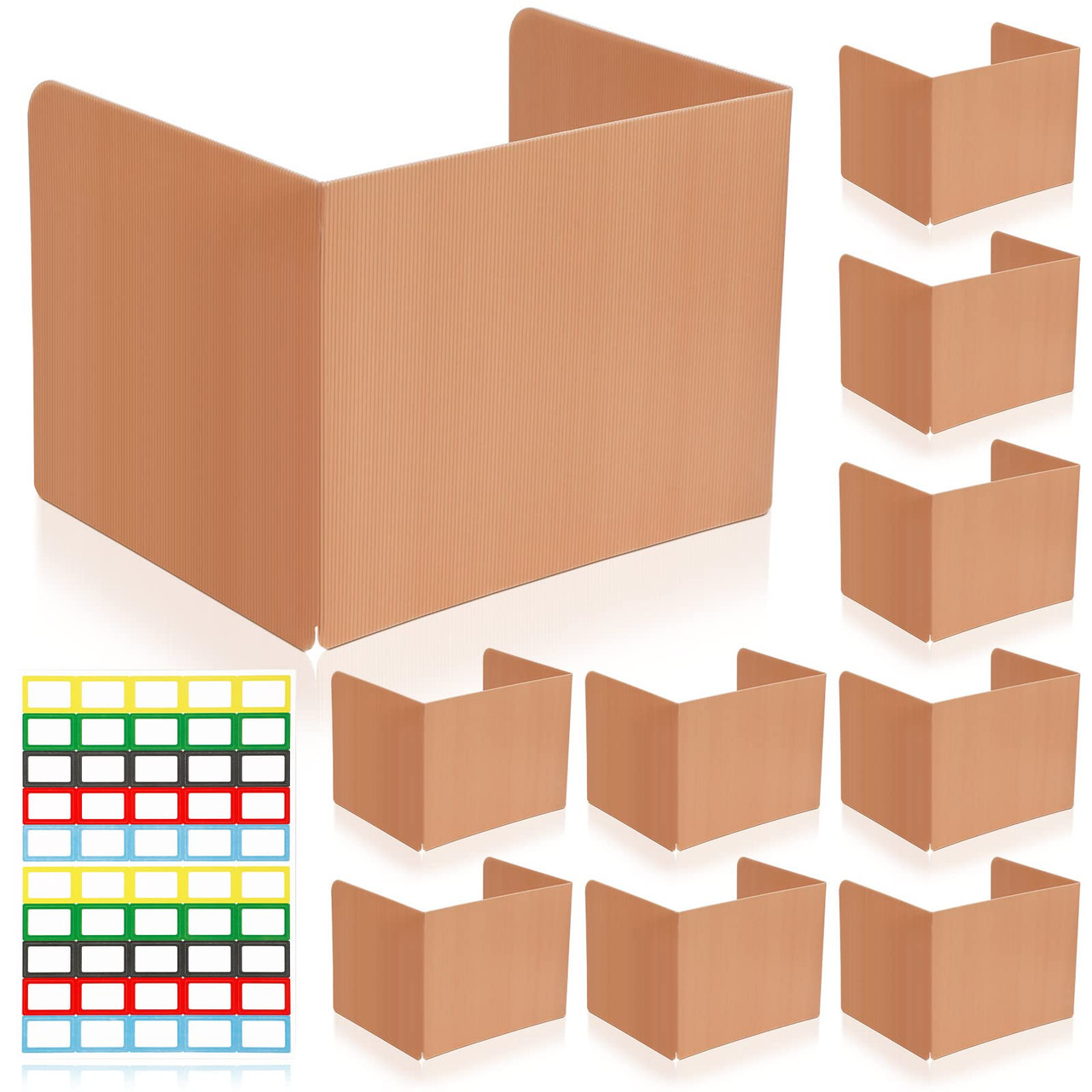 Fainne 50 Pcs Classroom Privacy Desk Dividers for Students Plastic ...