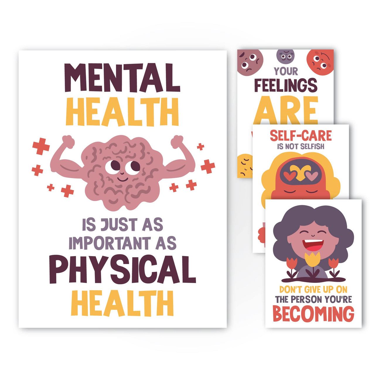 Sproutbrite Mental Health Awareness Posters for Elementary, Middle and ...
