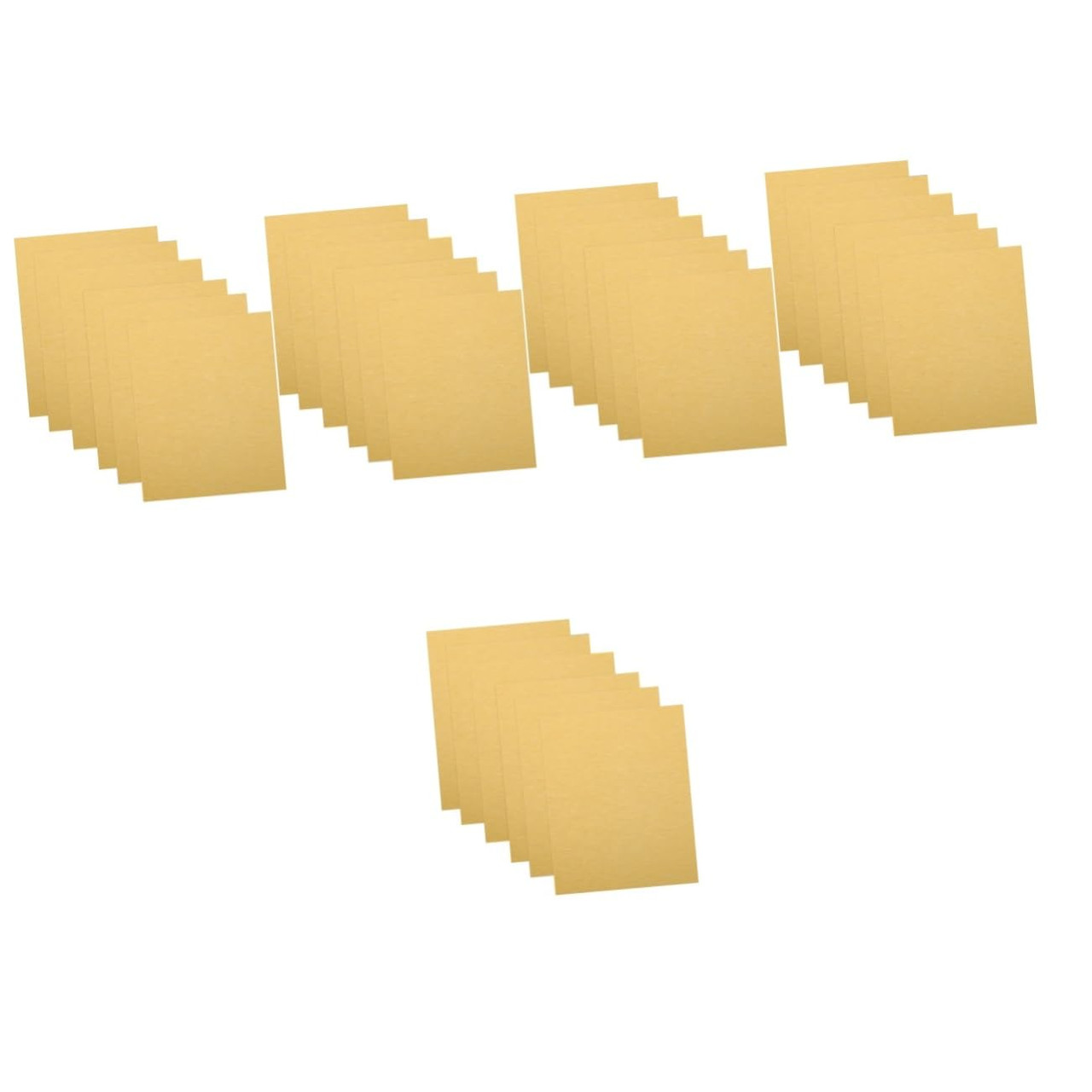 EXCEART 30 pcs Blank Board Sublimation Photo Blanks fiberboard Metal ...