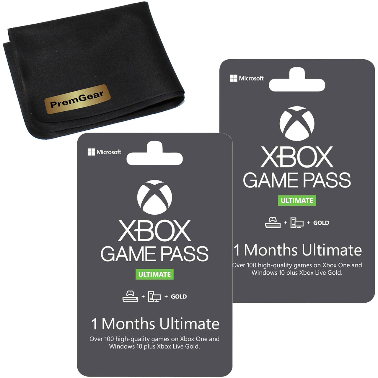 Microsoft - Xbox Game Pass Ultimate 1 Month Membership, Code printed on ...