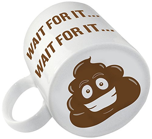 Funny Coffee Mug with Poop Emoji | Coffee Makes Me Poop | Perfect ...