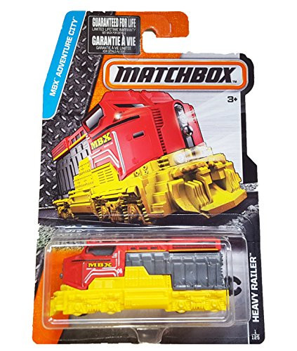 Matchbox 2016 MBX Adventure City Heavy Railer Train 1/125, Red ...