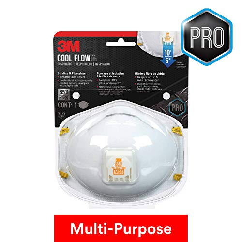 3M 8511 Respirator, N95, Cool Flow Valve (1-Pack) - Warehousesoverstock