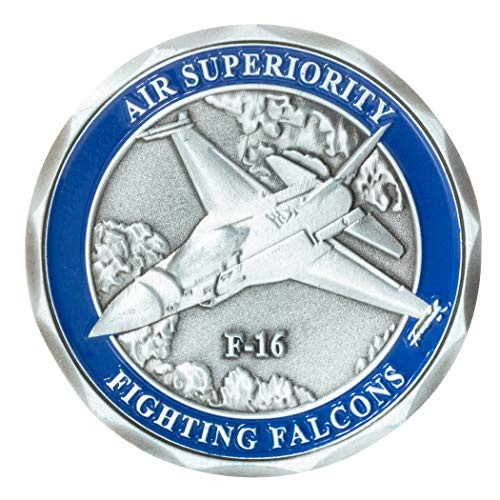 United States Air Force F-16 Fighting Falcon Aircraft Challenge Coin ...