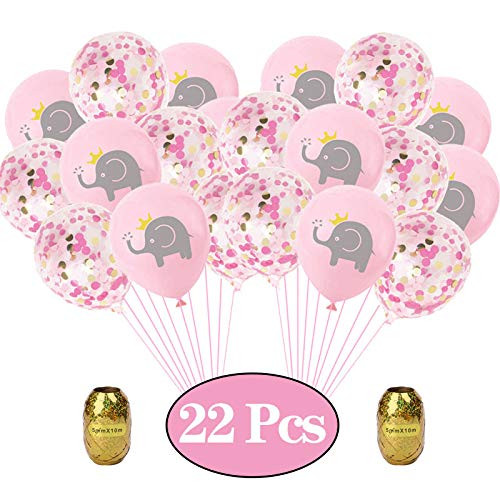 Pink Elephant Balloons For Girls Baby Shower/Girls Birthday Decorations ...