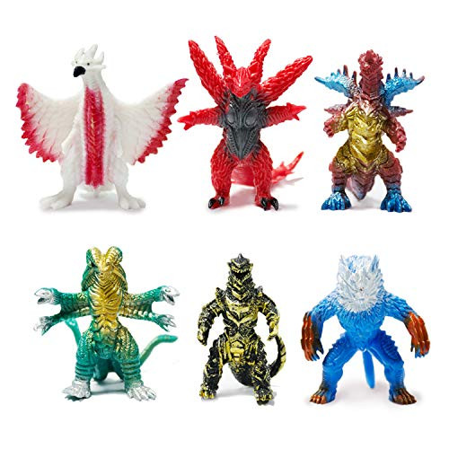 HUALEDI [6 Pack] Ultraman Monsters Toys,[3 inch] Ultraman Monsters ...