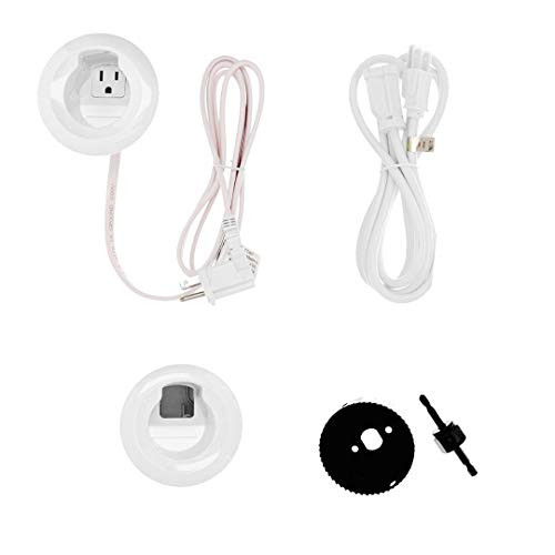Legrand - Wiremold CMK60 Hides Cords Mount Cable Pass Through White ...