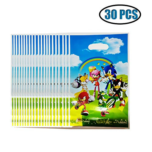 30 PCS Sonic the Hedgehog Gift Bags Sonic the Hedgehog Birthday Party ...