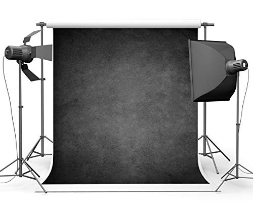 Kackool 5x7ft Black Photography Backdrop Fabric Backdrops Portrait ...