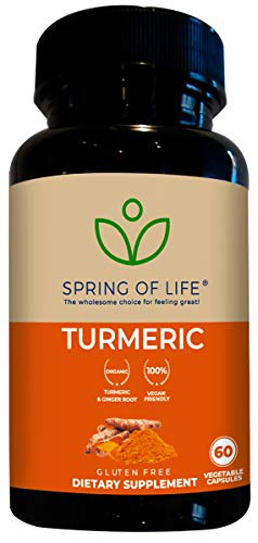 Spring of Life Turmeric Curcumin with Bioperine 1500mg with 95 ...