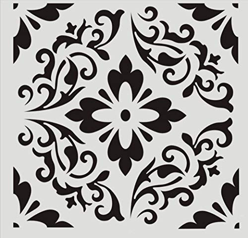 12 x 12 Inch Large Size Reusable Stencil Laser Cut Painting Template ...