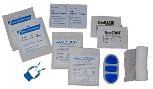 Nosebleed Stop Bleeding Care Kit with BleedCEASE and AllaQuix Stop ...
