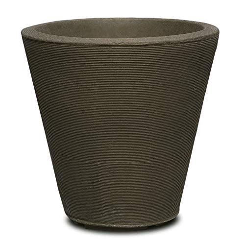 Crescent Garden Madison Planter Double Walled Plant Pot 14 Old Bronze ...