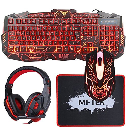 LVL Up Pro Gaming Mouse, Keyboard, and Headset Bundle LU745 | Gaming ...
