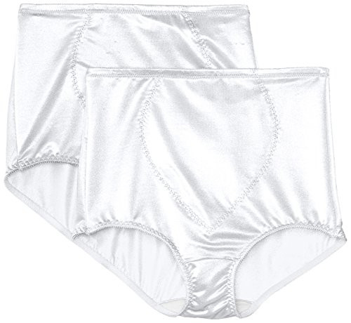 Bali Tummy Panel Firm Control Brief 2-Pack S White - Warehousesoverstock