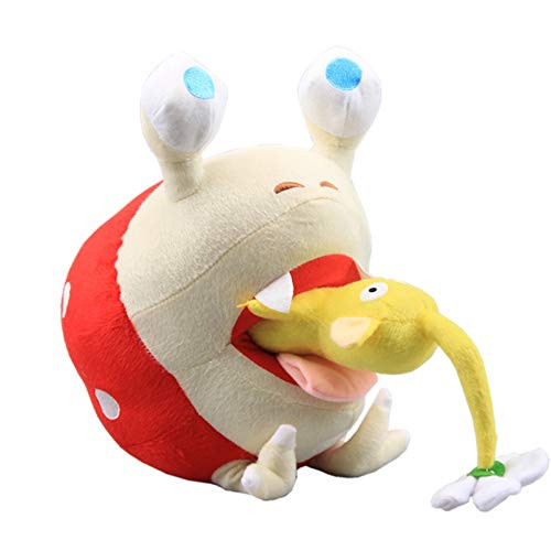 uiuoutoy Pikmin Red Bulborb Chappy and Yellow Pikmin Plush Set of 2 pcs ...