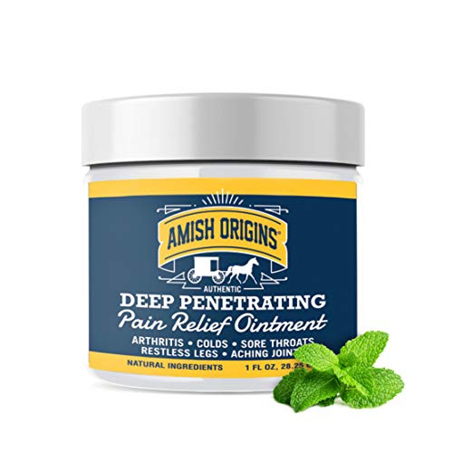 Amish Origins Deep Penetrating Pain Relief Cream Ointment 1 oz ...