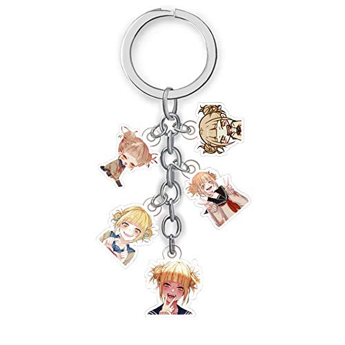 RUIMING My Hero Academia Keychain Set,MHA Cosplay Acrylic Keyrings ...