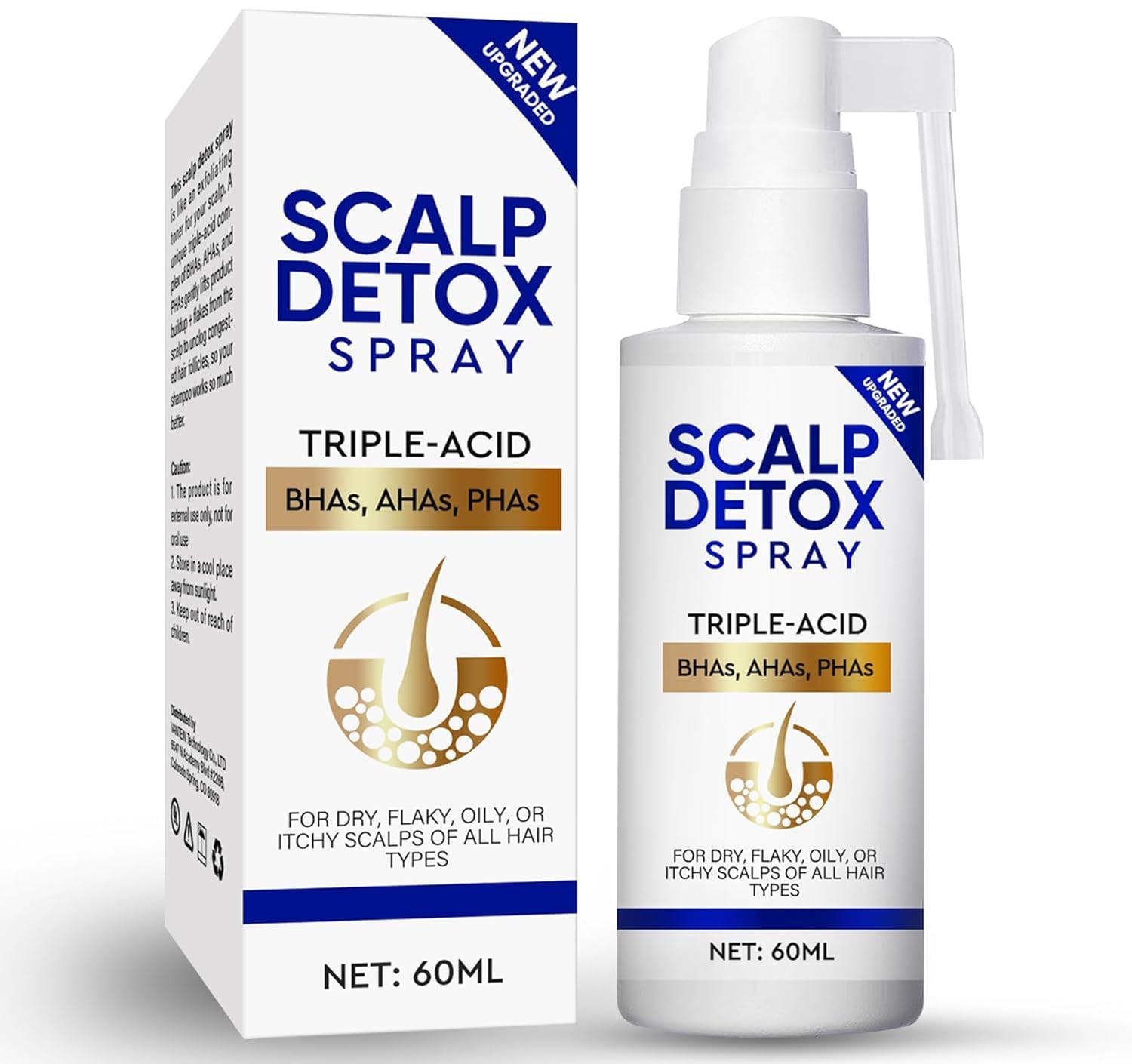 Scalp Treatment Revival Buildup Spray, Dry Scalp Care for Relief ...