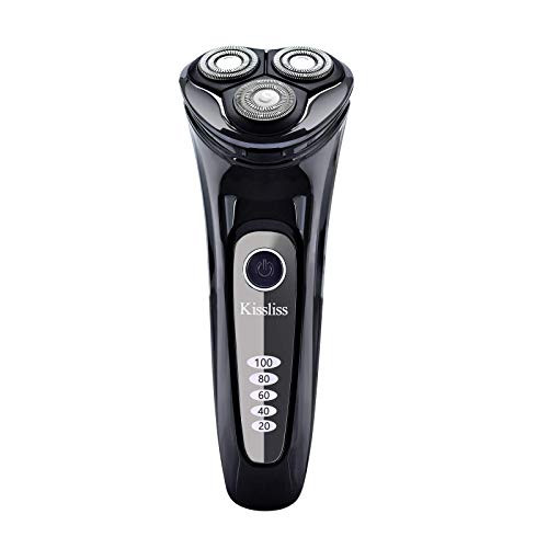 KEMEI Electric Rotary Shaver for Men, Rechargeable Waterproof IPX7 ...