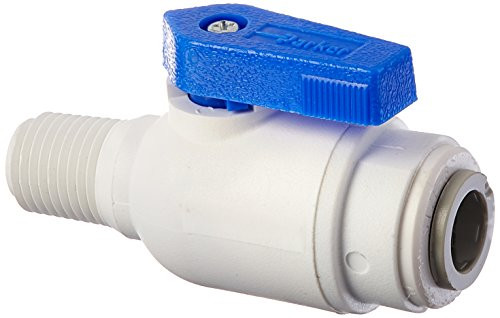 Parker Hannifin PP6VMC4-MG TrueSeal Polypropylene Male Connector Ball ...