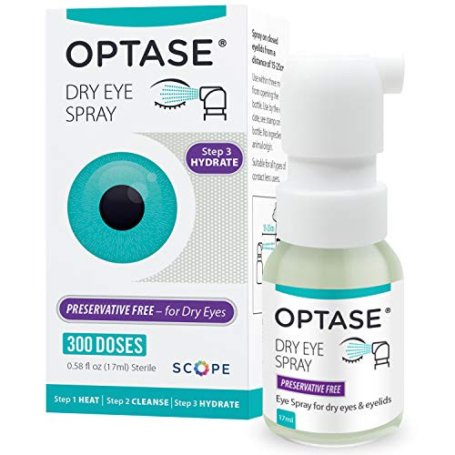 Optase Eye Spray - Preservative Free Emulsion Spray for Dry Eyes and ...