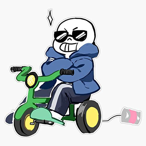 EMC Graphics Undertale Sans Vinyl Waterproof Sticker Decal Car Laptop ...