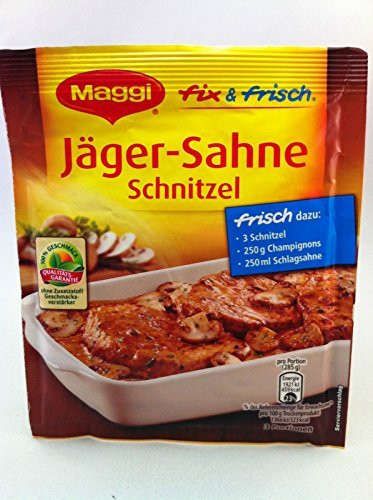 Maggi JagerSahne Schnitzel Fix Frisch, 30g by Maggi - Warehousesoverstock