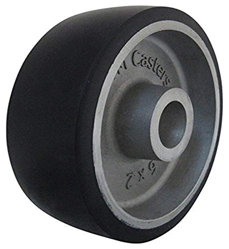 RWM Casters UAR-0420-08 4" Diameter X 2" Width Urethane on Aluminum ...
