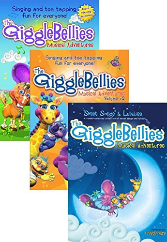 The GiggleBellies Musical Adventures Digital DVD Triple Set -Instant ...