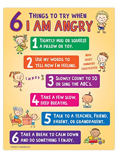 Anger Management Strategies Chart for Kids - Behavior Chart for Kids at ...