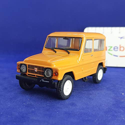 Moskvich-2150 Orange SUV 1973 Year 1/43 Scale USSR Legendary Soviet Car ...