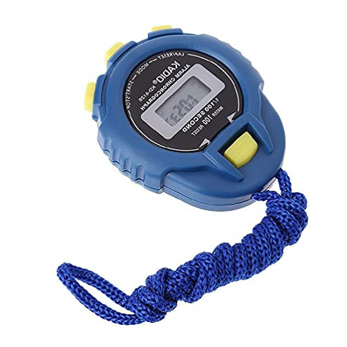 Handheld Digital LCD Sports Stopwatch Chronograph Counter Timer w/Strap ...