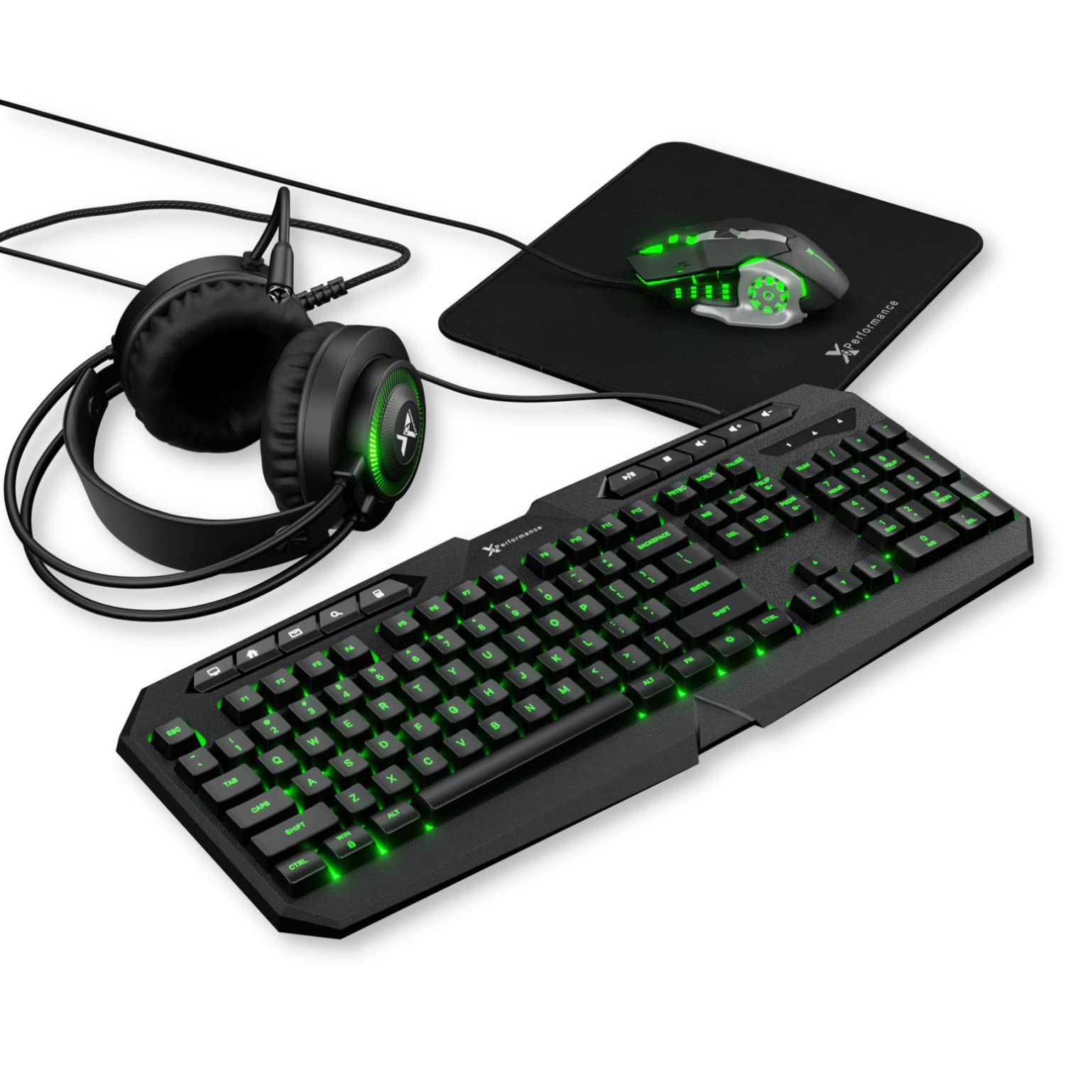 LVL Up Pro Gaming Mouse, Keyboard, and Headset Bundle LU745 | Gaming ...