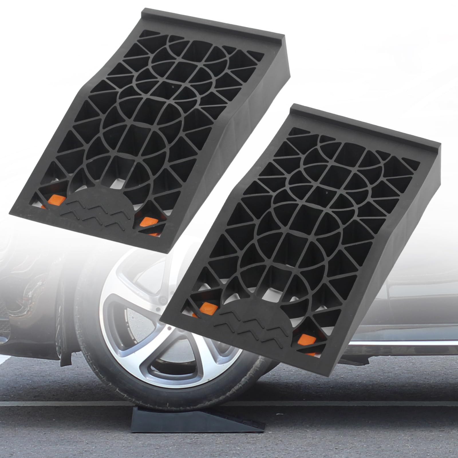 ROBLOCK Car Ramps for Lift and Vehicle Maintenance, Portable Low ...