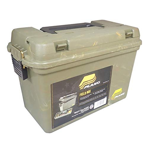 Plano Rustrictor Field Box - Large with Lift Out Tray - All-Weather and ...