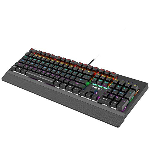 KOLMAX HUNTER Mechanical Gaming Keyboard RGB LED Backlit USB Wired ...