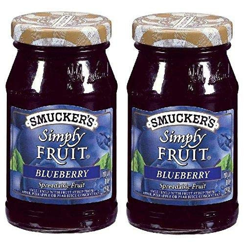 Smucker s Seedless Black Raspberry Simply Fruit Spread 2 Pack 10 oz ...