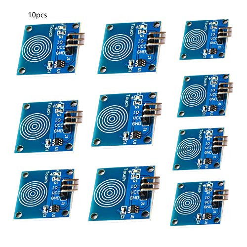 SUBALIGU 10pcs TTP223B Capacitive Touch Switch Module Touch Sensor ...