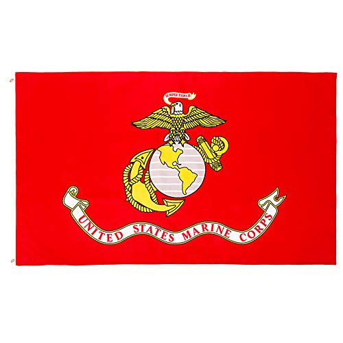 Volta American Marine Corps Flag 3X5 ft Outdoor- USMC Flags Heavy Duty ...