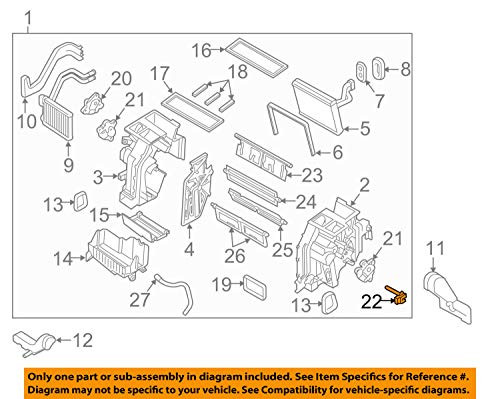Genuine Hyundai 97614-3S100 AC Evaporator Thermistor Assembly ...