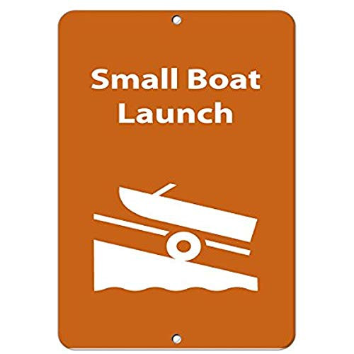 Small Boat Launch Activity Sign Park Signs Park Guide N to Z Aluminum ...