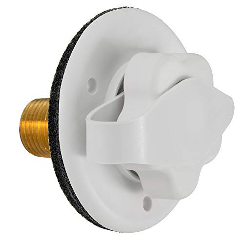 RecPro RV City Water Fill Inlet - White - Optional Hose Elbow and or ...