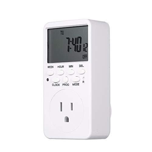 Digital Timer Switch Socket Lcd Display Plug In Programmable Time Switch Energy Saving 3394