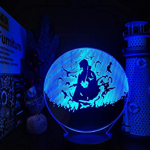 3D Mood Light Illumi Naruto Itachi Pain Gaara Neji Jiraiya 3D Led ...