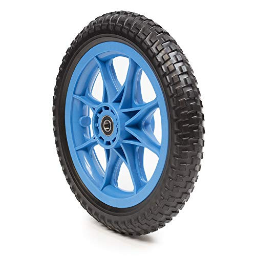 12 Inch Closed Cell Foam EVA Plastic Spoke Ball Bearing Wheel - Black ...