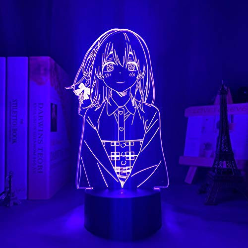 Anime Lamp Kanojo Okarishimasu Sumi Sakurasawa Led Night Light for ...